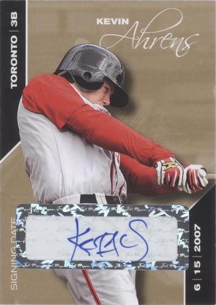 2008 Just Minors Signing Date - Gold Edition Autographs #101 Kevin ...
