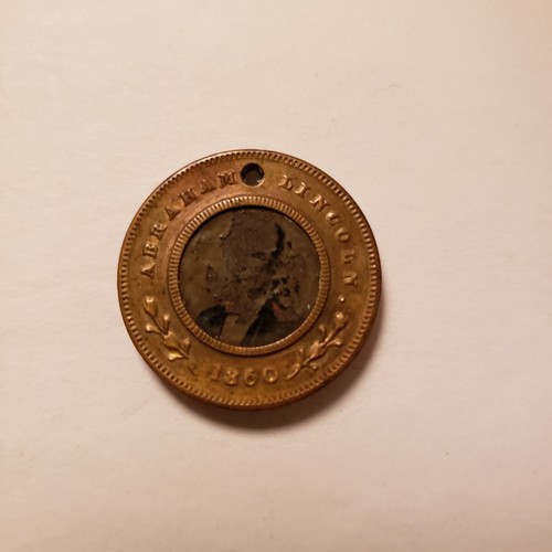 1860 Abraham Lincoln / Hannibal Hamlin Campaign Coin/Badge. | eBay