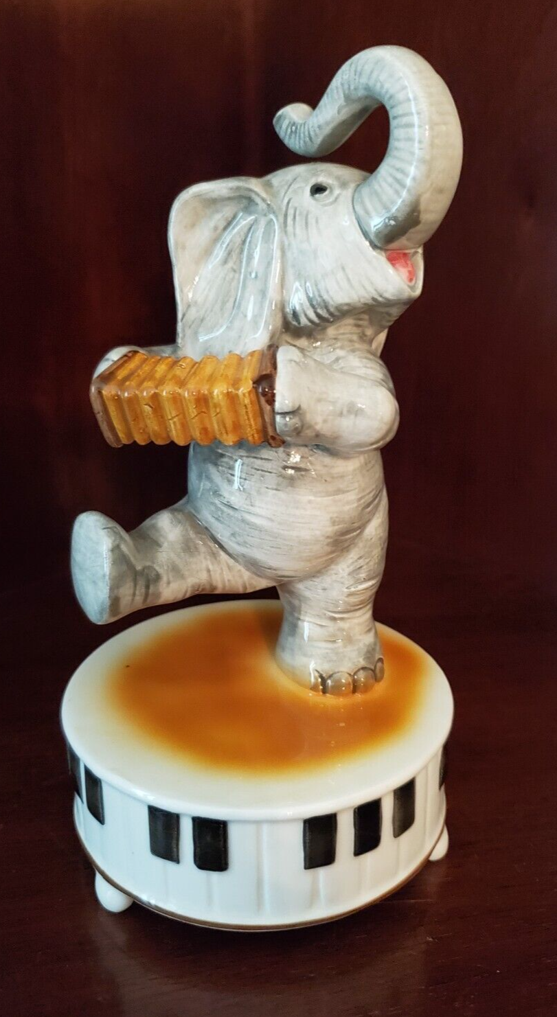 BERMAN & ANDERSON DANCING ELEPHANT MUSIC BOX | eBay