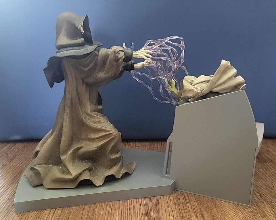 Star Wars artfx kotobukiya YODA vs EMPEROR PALPATINE DUEL STATUE 1/7 ...