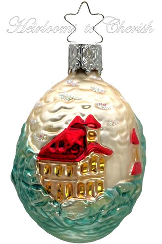 Inge Glas OWC 2021 Old Towne Scene German Glass Ornament NEW w/FREE ...