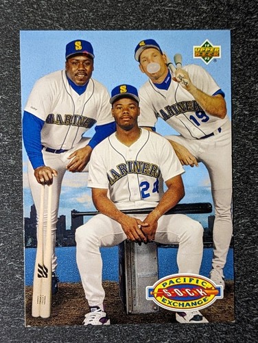 1992 Upper Deck Ken Griffey Jr #55 Seattle Mariners Jay Buhner Kevin ...