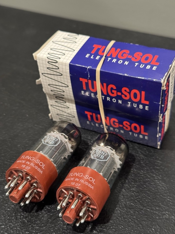 2x Tung Sol 6SN7GTB / 6SN7 tube, Brand New in Box ! | eBay