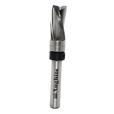 Top Bearing Flush Trim Router Bit 1/4" Shank, 3/8" Cutting 1/4"x3/8"x3 ...