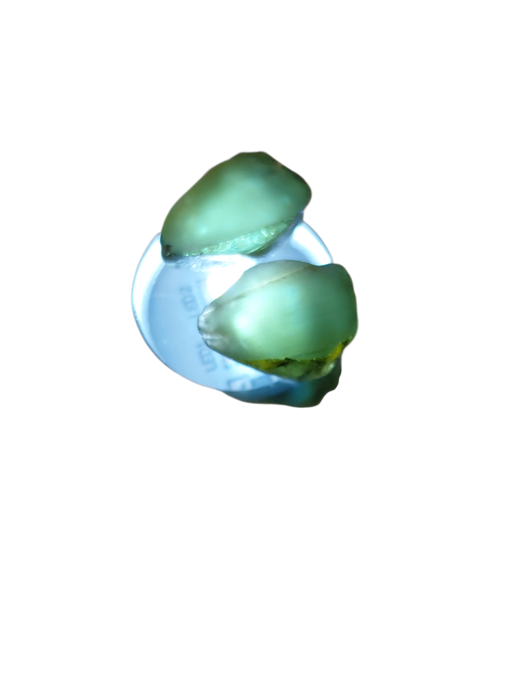 Tourmaline facet rough , two stones 14.3 carats total weight, clean | eBay