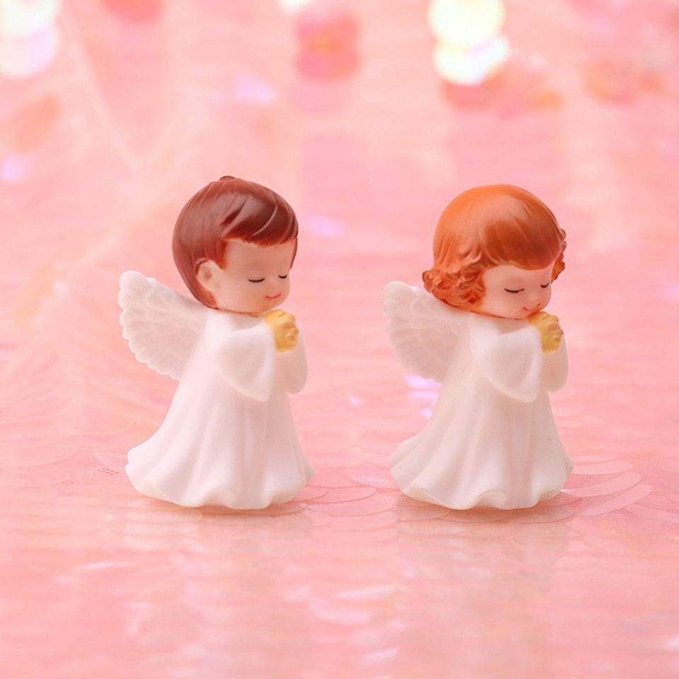 3 Pcs Praying Angel Baby Statue Creative Angel Figurine Home Desktop ...