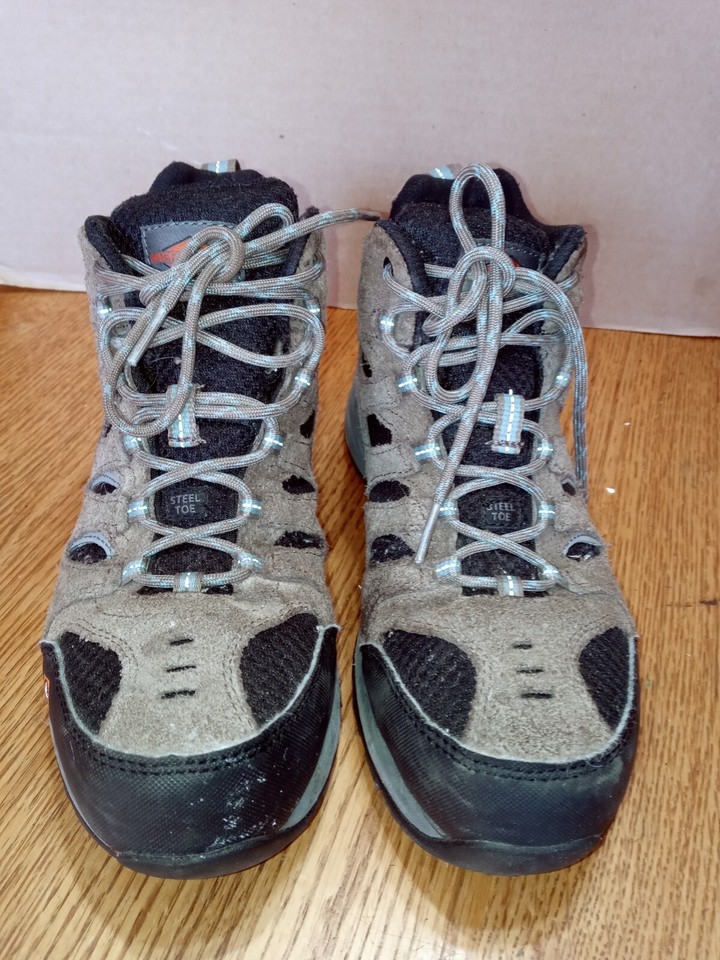 MERRELL Windoc Waterproof Steel Toe Boulder Work Boots Womens Sz 7.5 | eBay