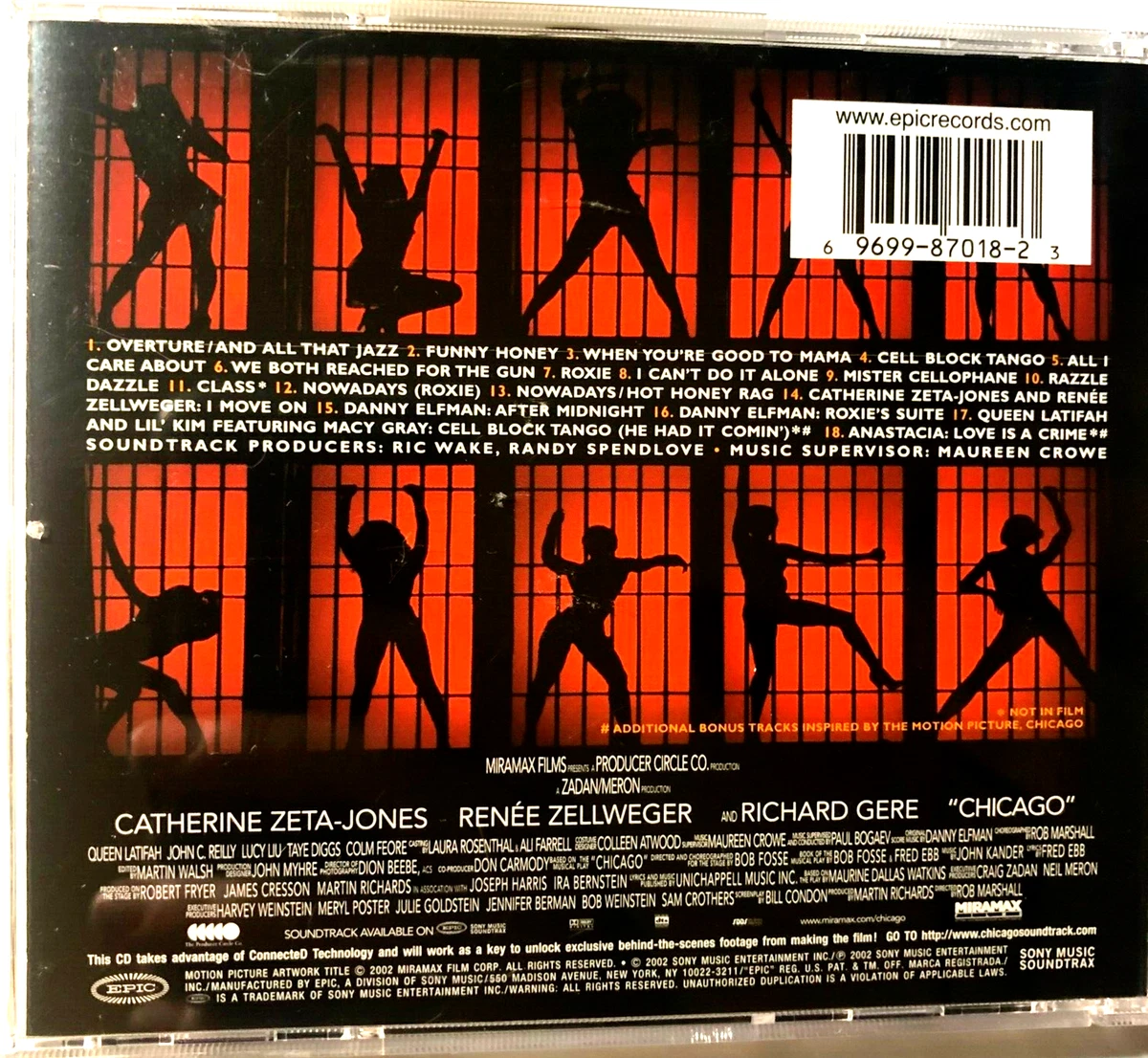 Chicago Musical Soundtrack