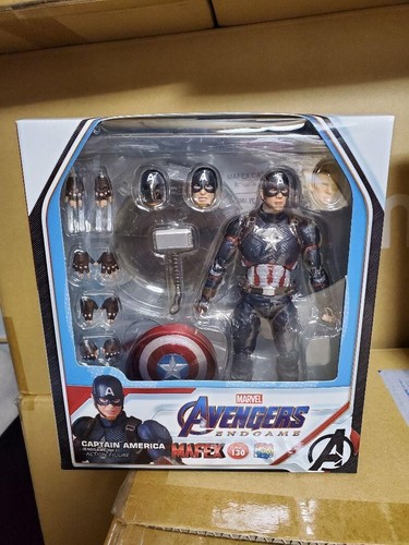MAFEX No.130 Captain America Avengers Endgame Action Figure | eBay