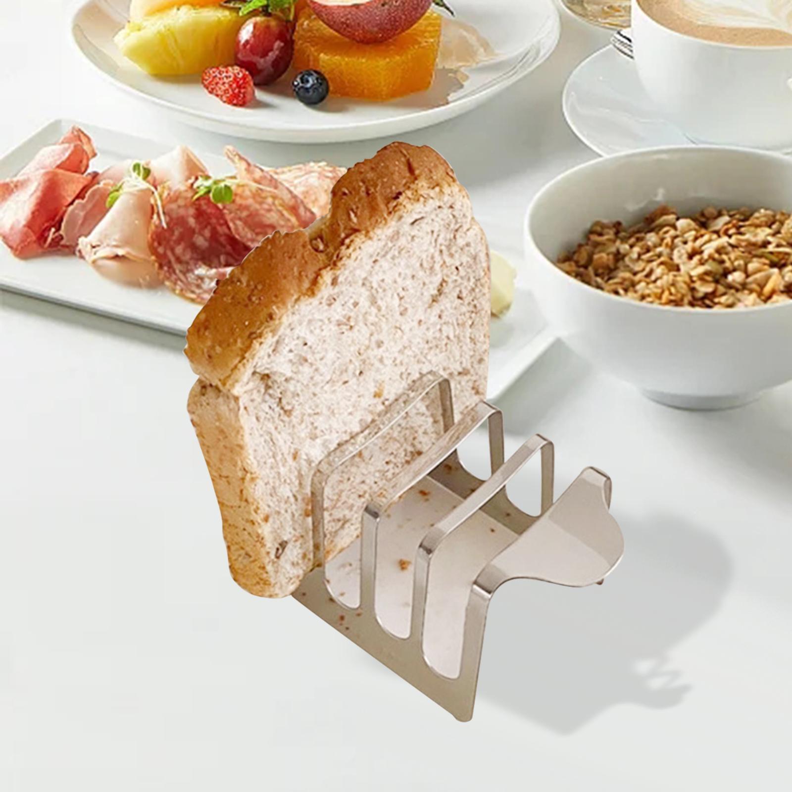 Mini Toasts Holder Show Tool Bread Loaf Slice Holder for Pancake ...