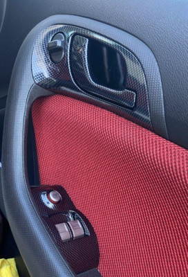 Carbon OEM-RHD Interior Door Handles JDM Honda ITR DC5 USDM Acura ...