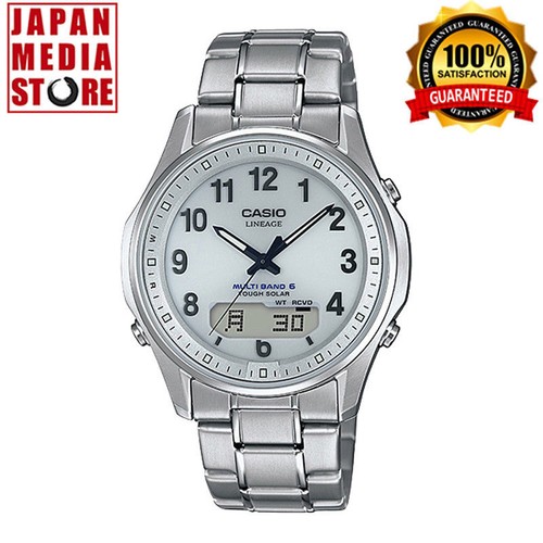 CASIO LINEAGE LCW-M100TSE-7AJF White Dial Solar Atomic Radio Titanium ...