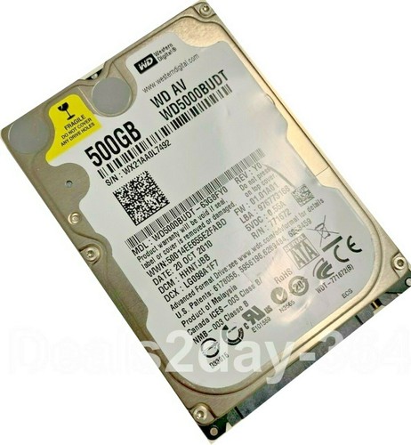 Western Digital WD5000BUDT 500 GB SATA 3Gb/s 5400RPM Drive for Laptop ...