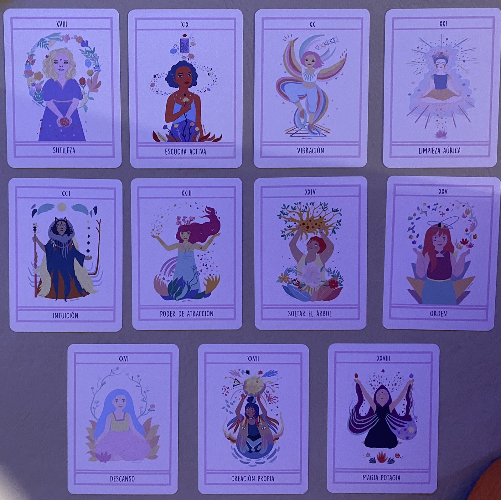 ORACULO AKASHA ORACLE 28 CARDS DECK + BOOKLET MADE IN ARGENTINA SPANISH ONLY | eBay