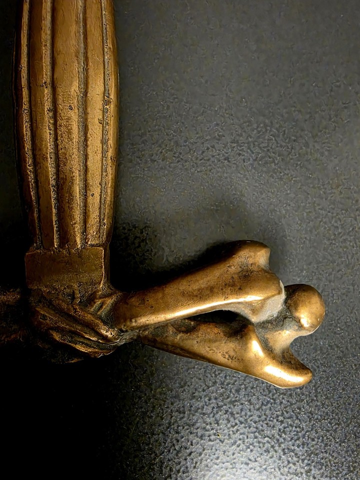 Unique Victorian Masonic Solid Brass Sword Pommel Hilt Skull Memento ...