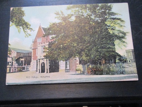 Postcard of Red Hall, Bourne (Lincs) 1915 written but not posted from ...