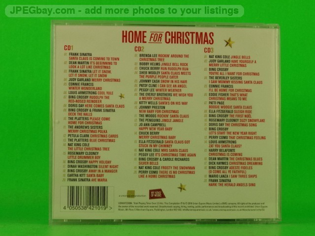 VARIOUS ARTISTS HOME FOR CHRISTMAS (3 x CD) (Z122) 20+ Track CD Album ...