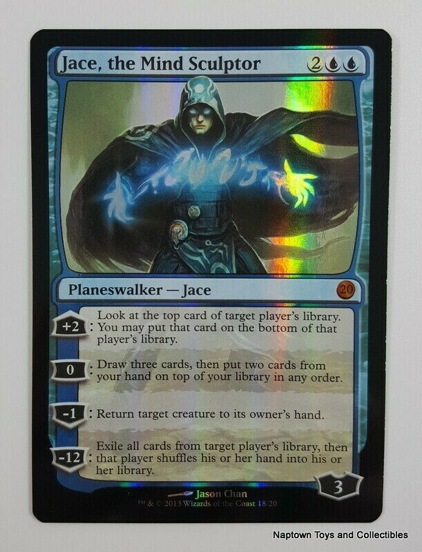 MTG Magic JACE, THE MIND SCULPTOR FOIL - JACE, LO SCULTORE DI MENTI ...