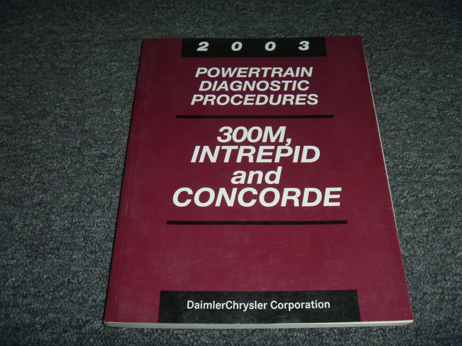 2003 Dodge Intrepid Engine Powertrain Diagnostic Troubleshooting Manual ...