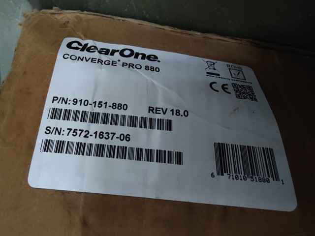 ClearOne Converge Pro 880 and Vh20 for sale online | eBay