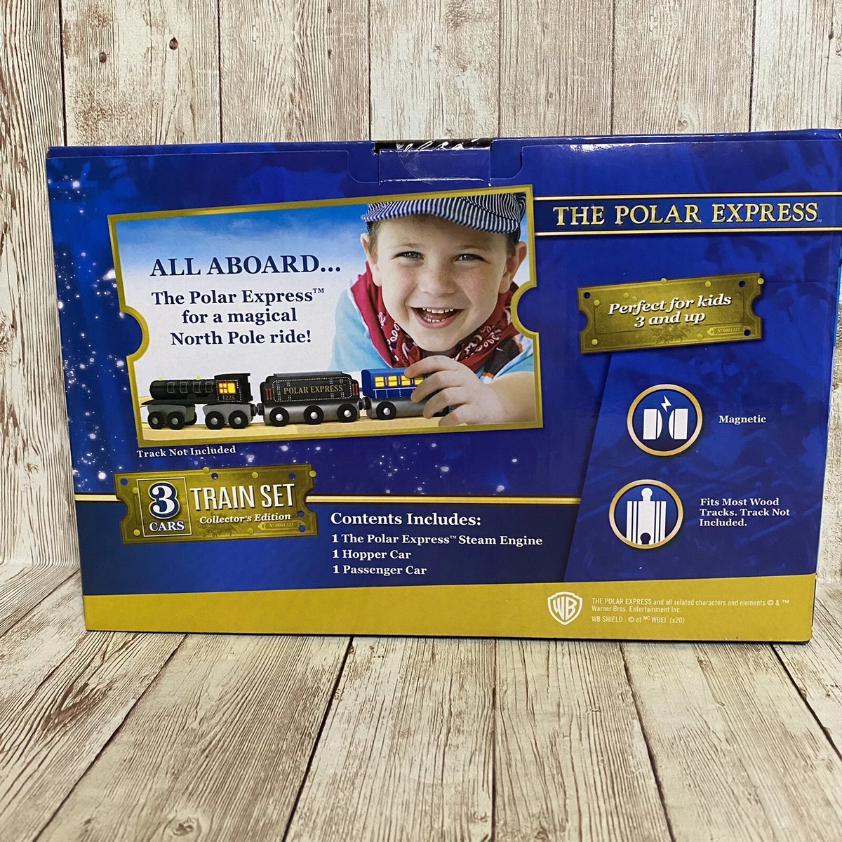 Polar Express Wooden Train Set