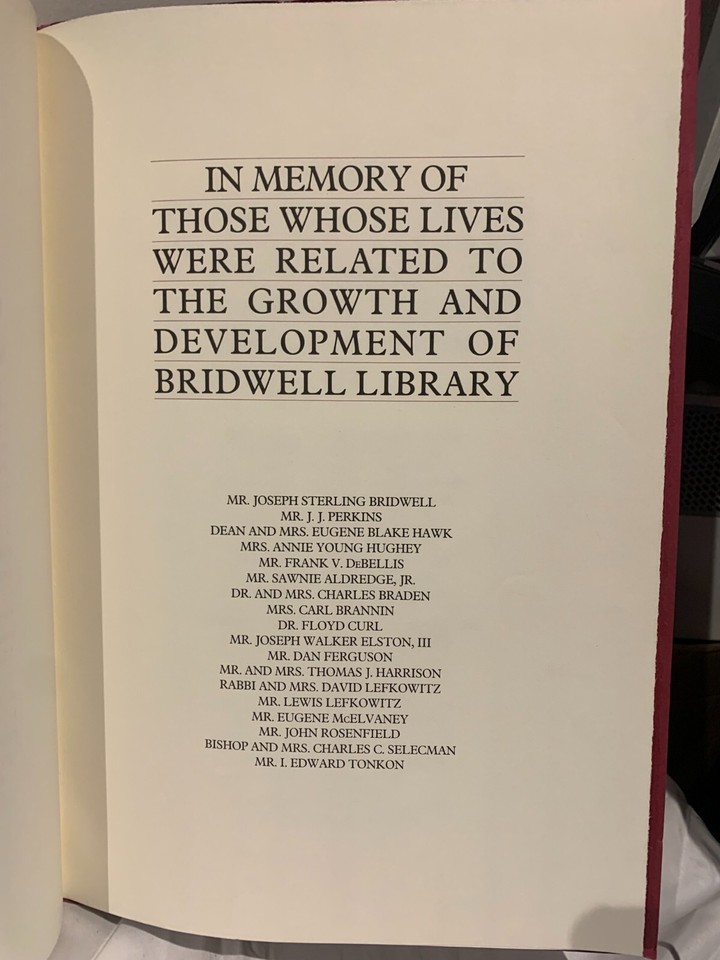 Bishop Bible Leaf 1568 Presented As A Keepsake By The Bridwell Library ...