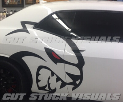 FOR CHALLENGER Huge Decal CAST vinyl KIT HELLCAT REDEYE HELL CAT RED ...