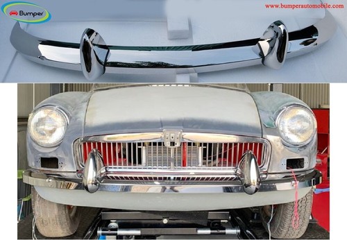 MGB Roadster MGB GT MGC Roadster GT and MGB V8 Front Bumper New 1962 ...