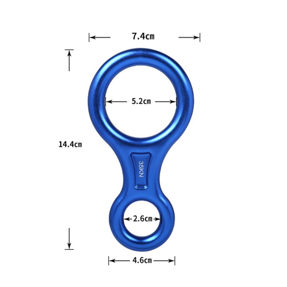 Premium Aluminum Alloy Figure 8 Descender for Fire Fighting and Rescue ...