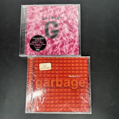 GARBAGE by GARBAGE & Garbage Version 2.0 CD Bundle Lot - BRAND NEW SEALED 705178000424 | eBay