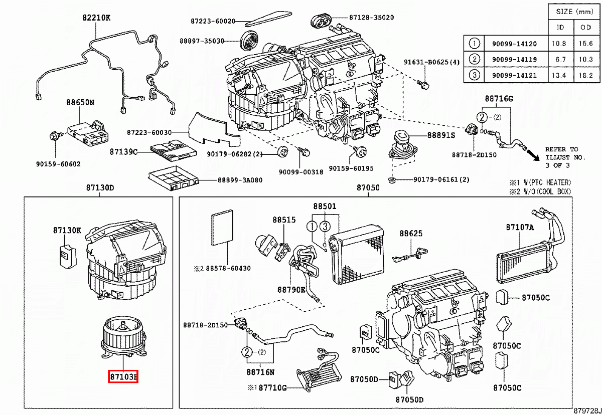Genuine Toyota LandCruiser VDJ200 UZJ200 URJ202 GRJ200 Heater Fan ...