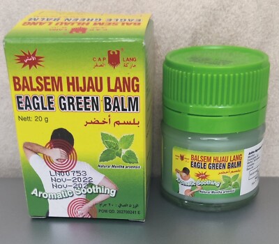 Gelega Balsem Hijau Lang Eagle Green Balm : Aromatic soothing muscles ...