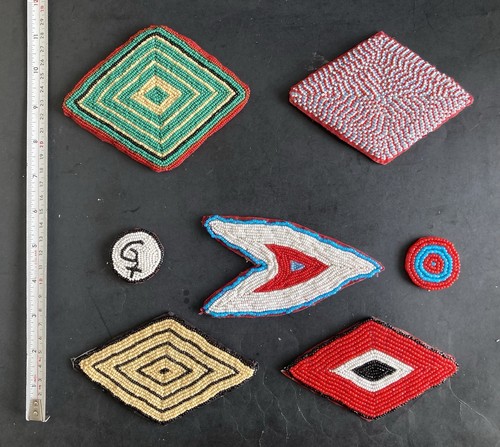 Vintage Native American Tribal Beaded Beadwork Patches | eBay