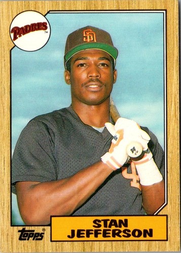 1987 Topps Traded Stan Jefferson #55T San Diego Padres Baseball Card | eBay