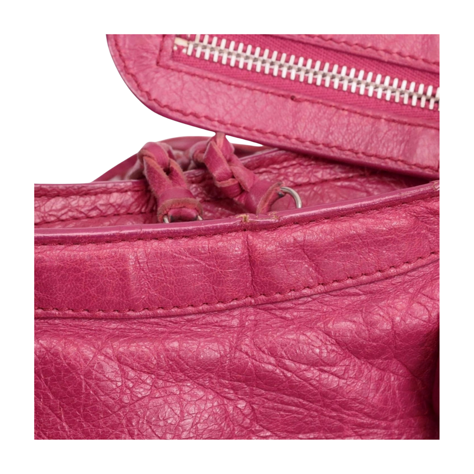 BALENCIAGA Classic City Small Leather Handbag Pink Magenta 2way with ...