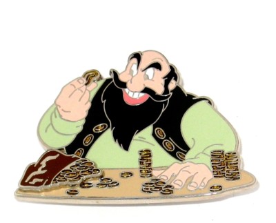 Villain Stromboli Pinocchio LE110 LE Disney Pin JDS 110th Legacy Gold ...