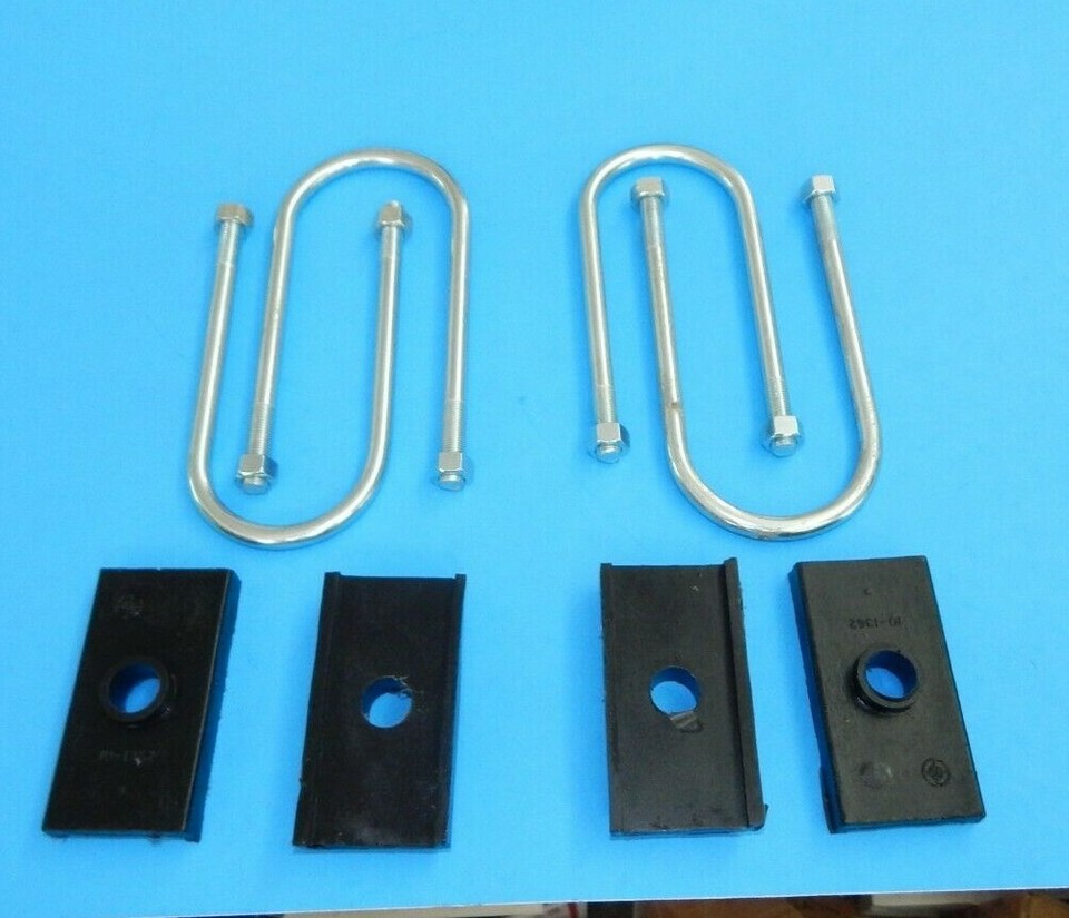 Set of 4 Rear Axle U-Bolts U-Bolt MG Midget Sprite 1963+ W Nuts + Poly ...