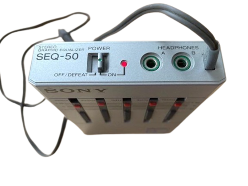 Sony SEQ-50 Walkman Graphic Equalizer Rare Vintage Serviced Used From ...