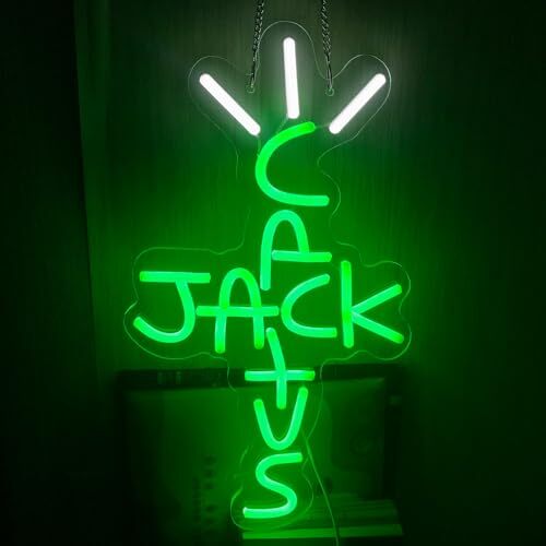 Cactus Jack Neon Signs, 9"X 16.5" Led Neon Light Sign Art Wall for ...