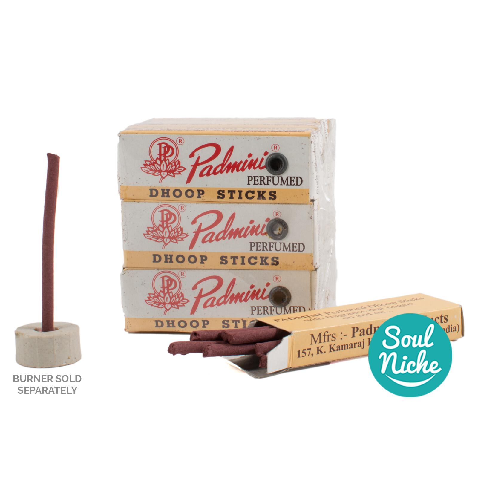 Padmini Incense Dhoop Sticks (Mini Size) - Semisweet, Musky Fragrance ...