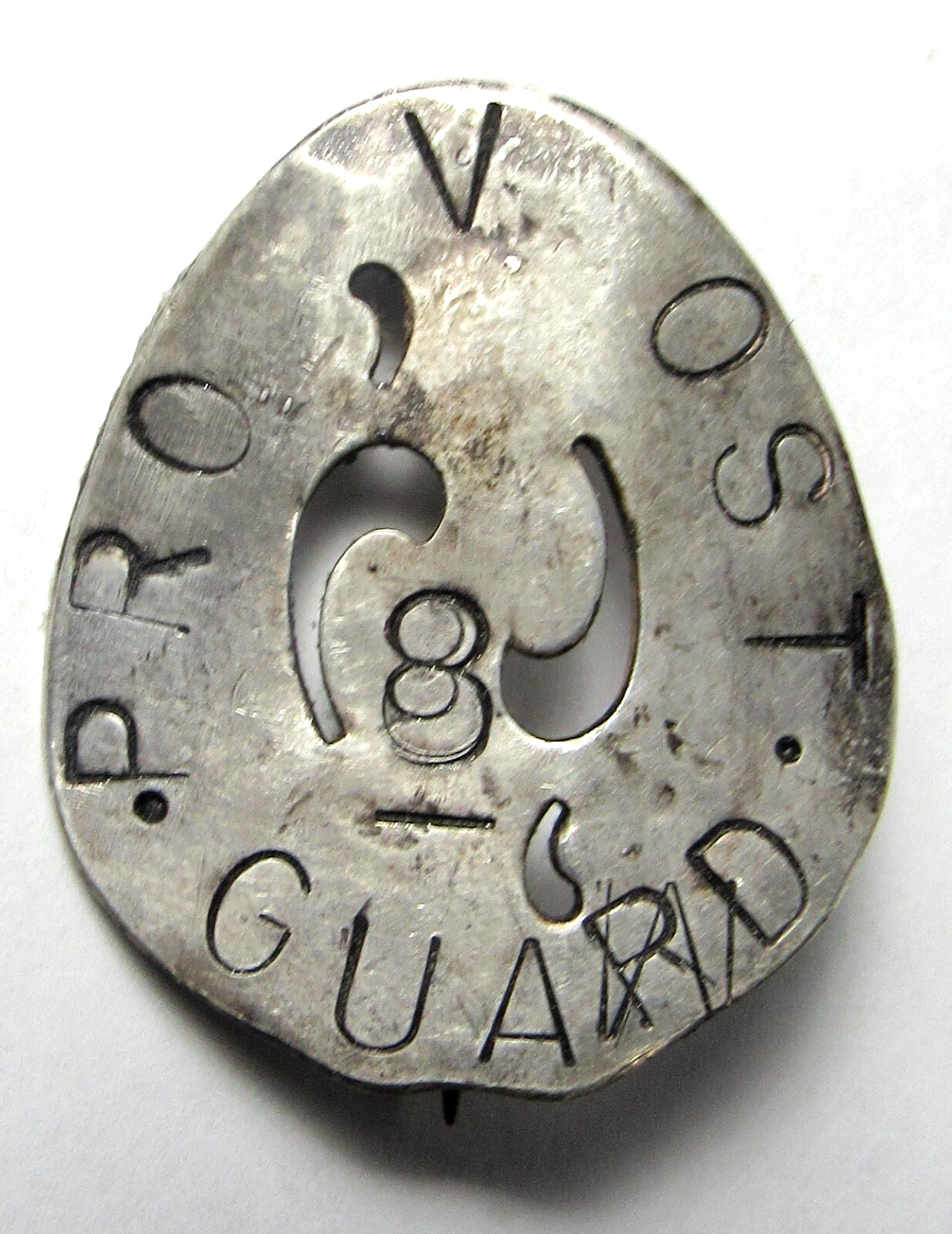 HANDMADE Sterling BADGE Obsolete Indian Provost Guard United States ...