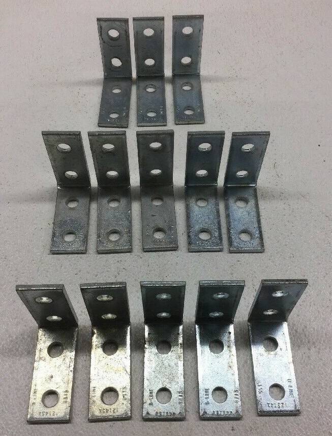 EATON B-LINE B115ZN 90-Degree Corner Angle Bend Strut Fitting 4-Hole ...