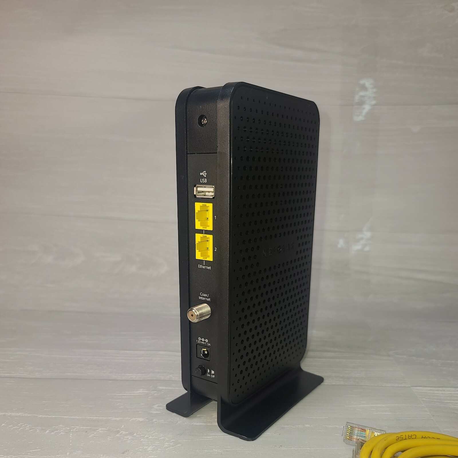 NETGEAR C3000-100NAS N300 (8x4) WiFi DOCSIS 3.0 Cable Modem Router ...