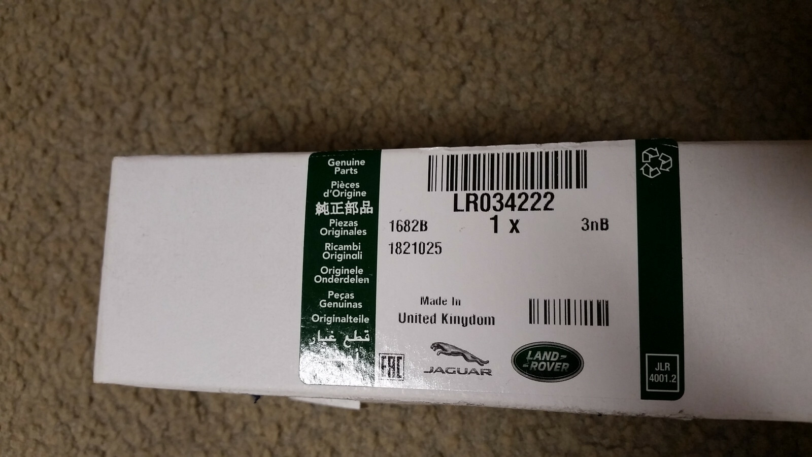 NEW OEM GENUINE LAND ROVER EVOQUE FRONT BUMPER MOUNT BRACKET LEFT SIDE ...