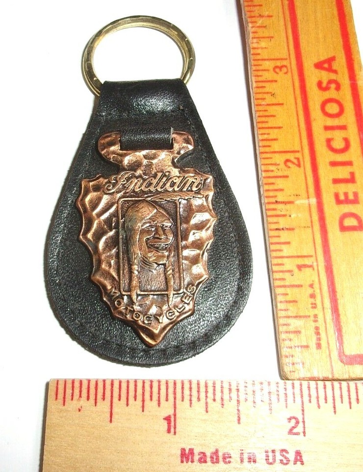 Indian motorcycle key fob vintage biker collectible old USA cycle ...