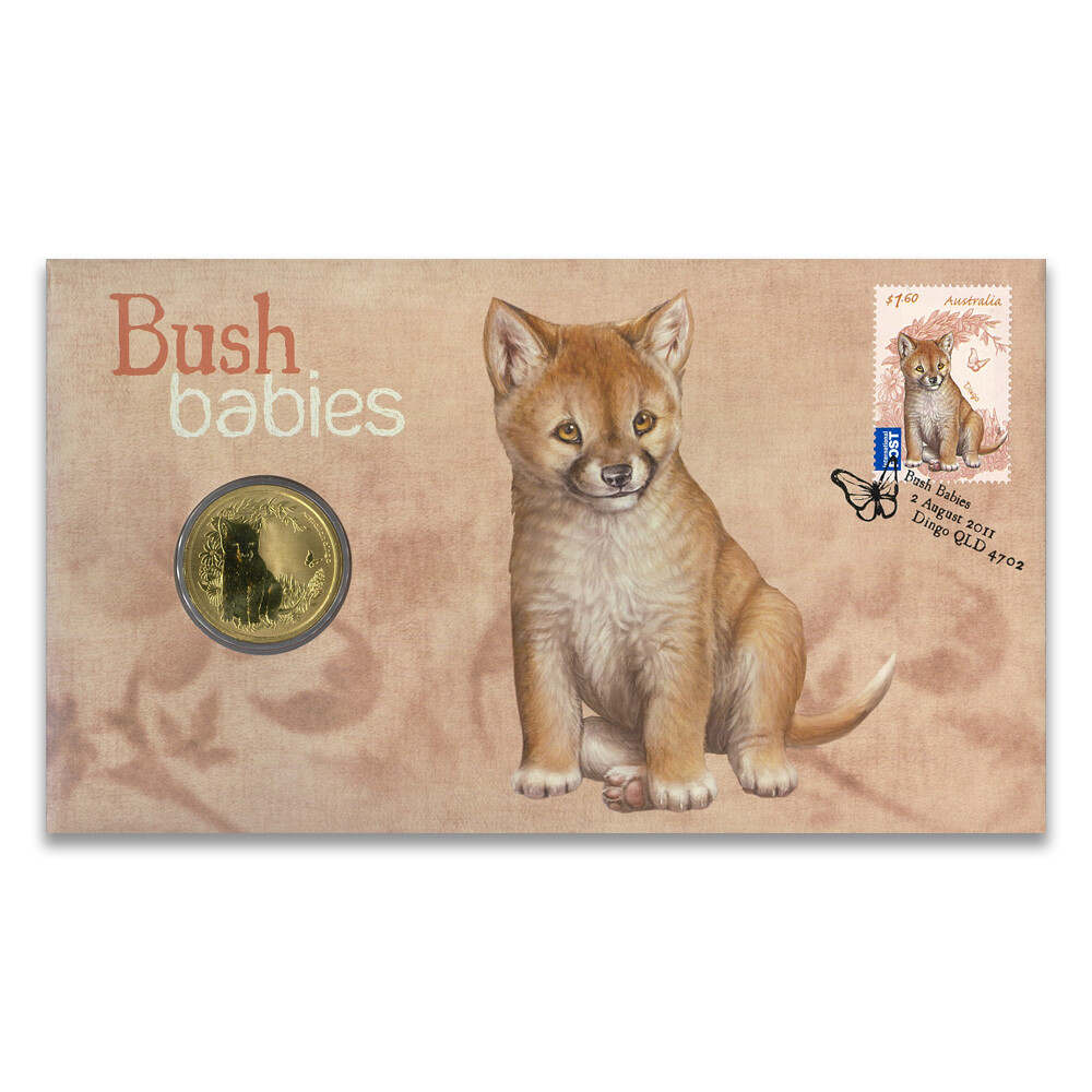 Australia 2011 Bush Babies Dingo Stamp & $1 UNC Coin Cover - PNC | eBay
