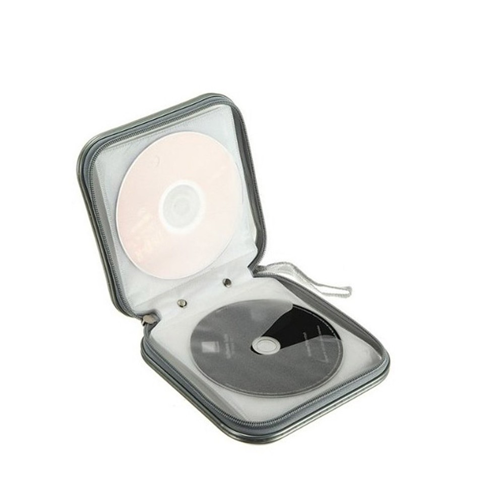 E40 Portable Plastic 40 Disc CD DVD VCD Wallet Storage Bag Case ...