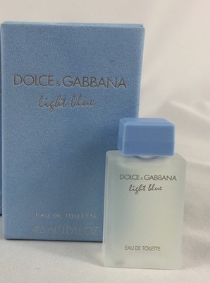 Dolce & Gabbana Light Blue Women Perfume Edt Mini Splash 4.5 ml Travel ...