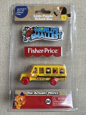 World’s Smallest Fisher-Price Little People School Bus NIP | eBay