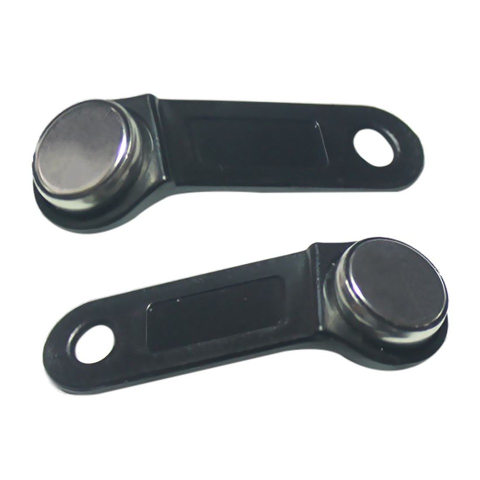 10pcs DS1990A-F5 TM Card iButton Tag with wall-mounted Black K3N89689 ...